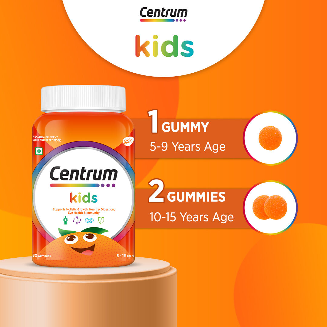 Buy Centrum Kids 30 Gummies for INR 463.00 | Centrum